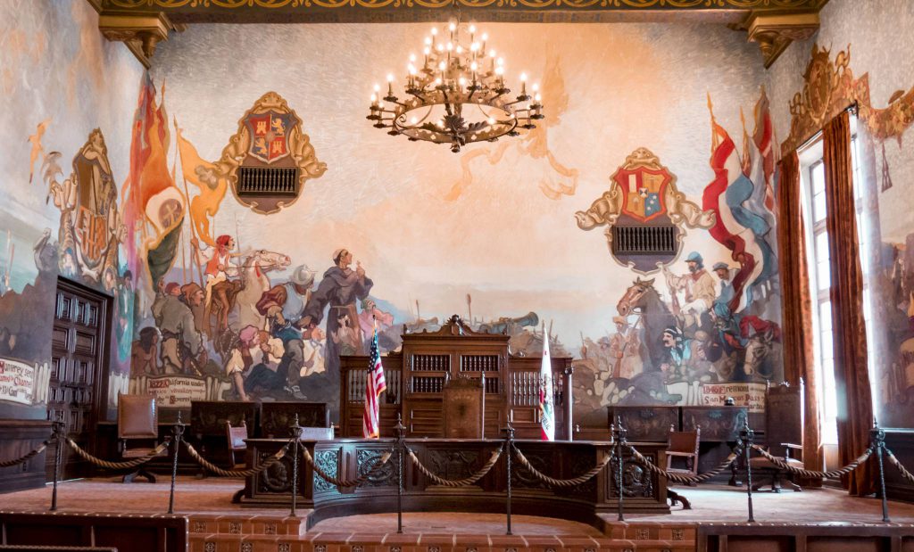 Santa Barbara Courthouse Mural Room Conservation | California ...