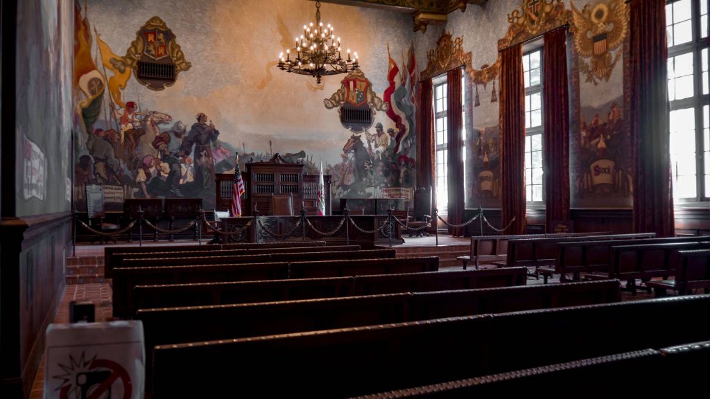 Santa Barbara Courthouse Mural Room Conservation | California ...