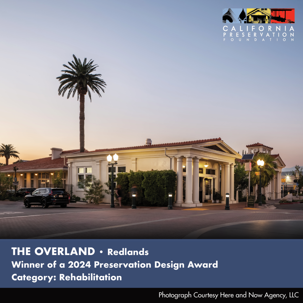 The Overland | California Preservation Foundation